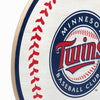 Minnesota Twins Logo Baseball Round Wood Wall Decor | Wichita Home Outlet